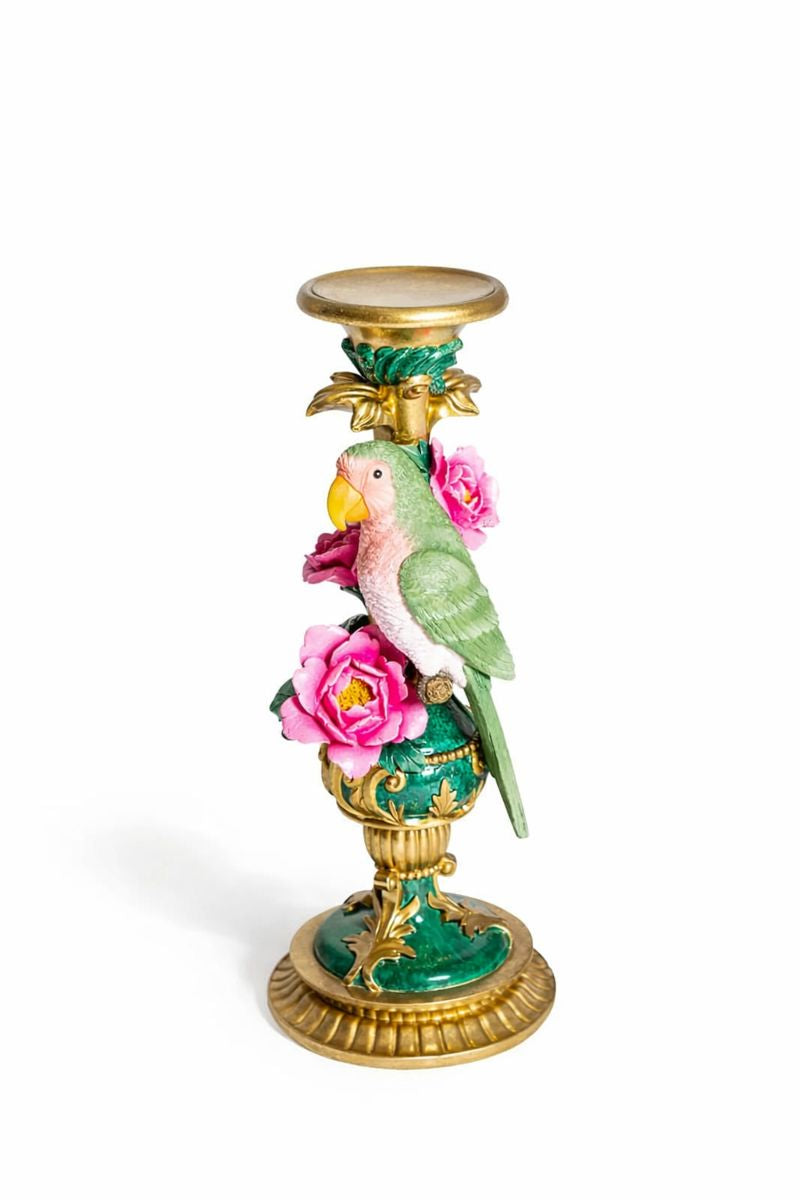 ORNATE PARROT CANDLE HOLDER – Hummingbird The Shop