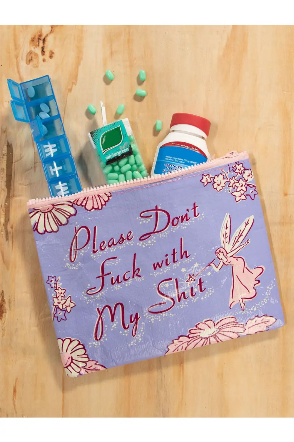 PLEASE DON'T FUCK WITH MY SHIT ZIP POUCH – Hummingbird The Shop